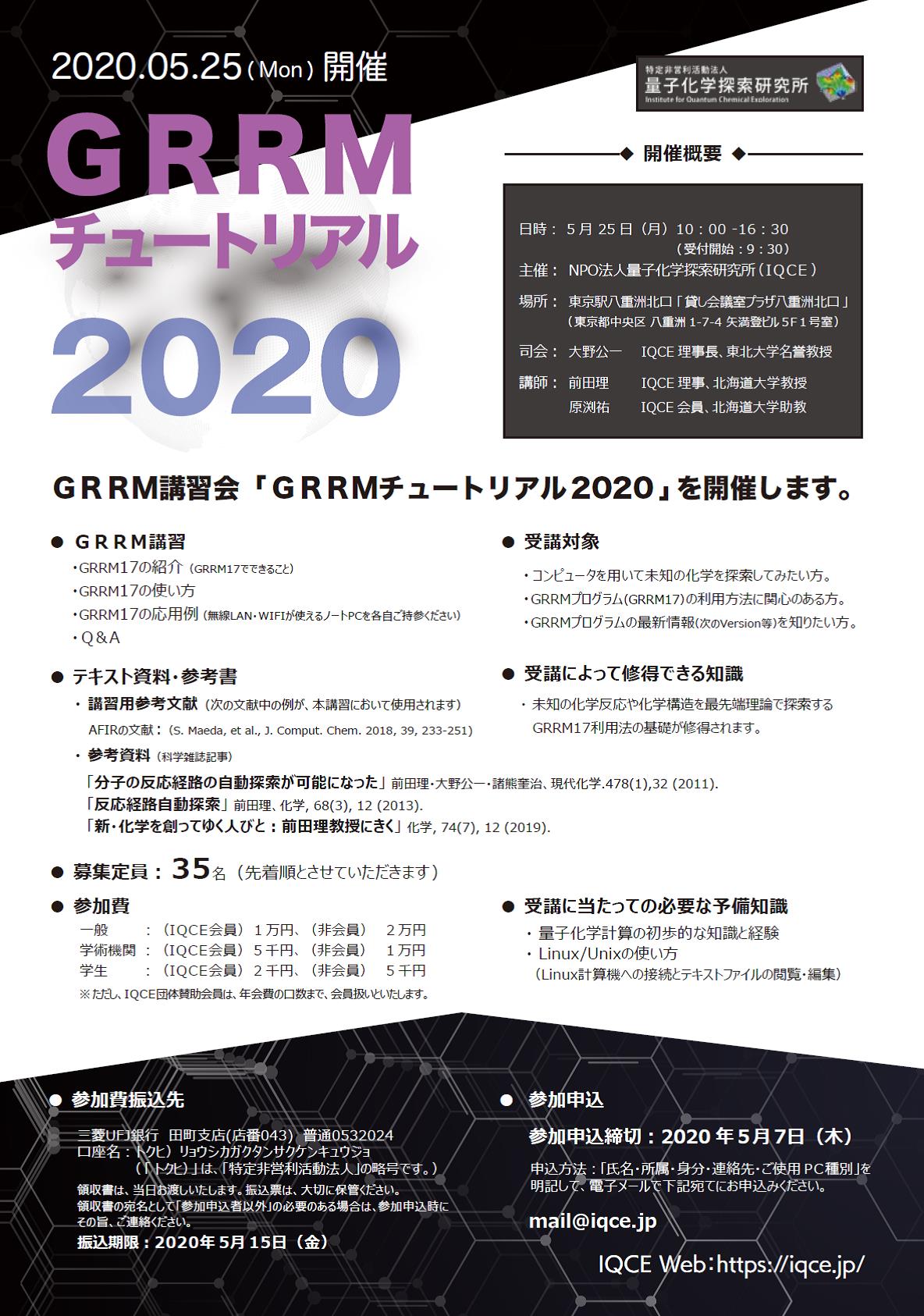 GRRM : Global Reaction Route Mapping